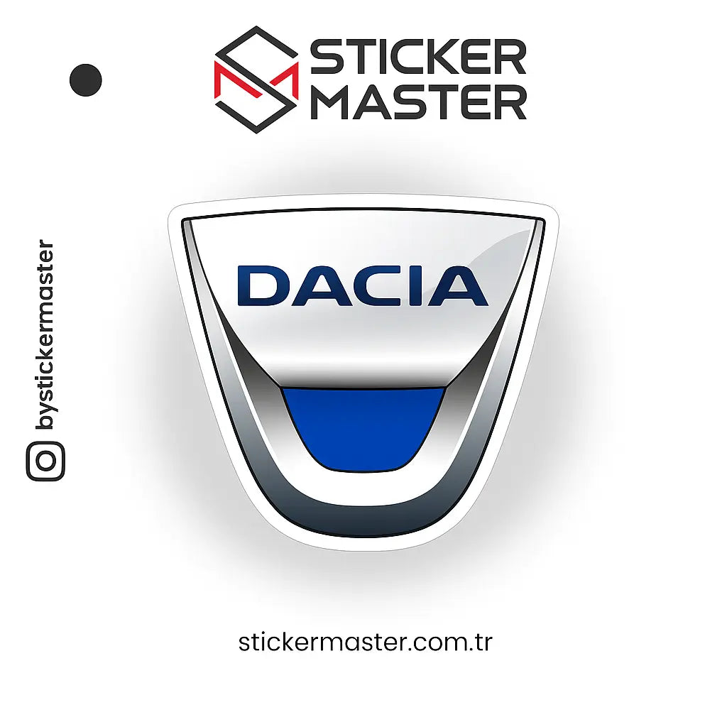 Dacia Sticker Koleksiyonu|Dayanıklı Araba Etiket Seti|Sticker Master
