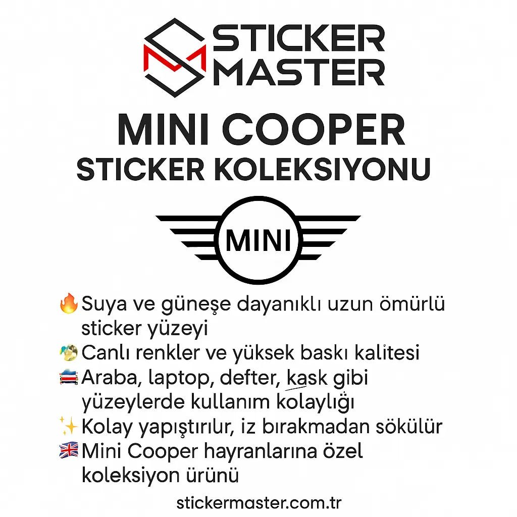 Mini Cooper Sticker Modelleri - Union Jack ve Kaput Şeridi – tagged ...
