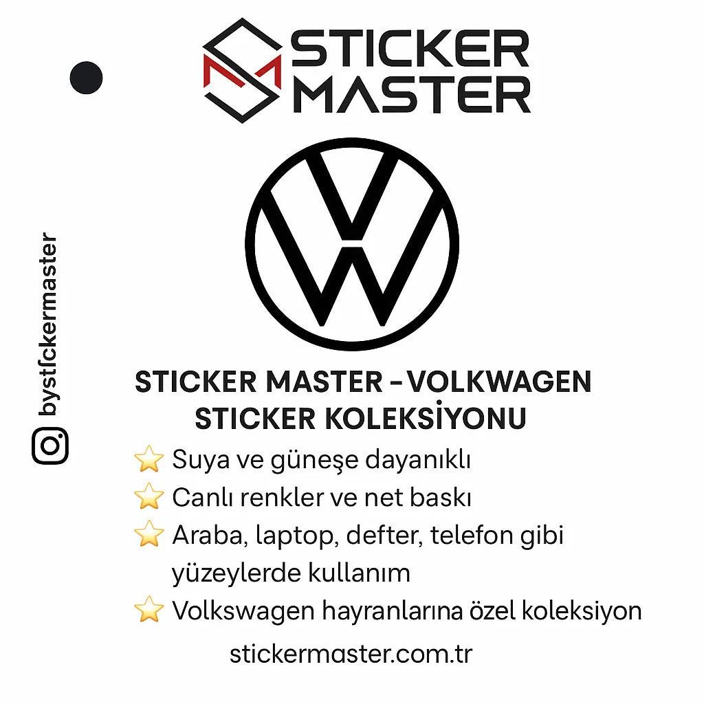 Volkswagen Sticker Modelleri - GTI Ruhu ve R-Line Şerit – Sticker Master