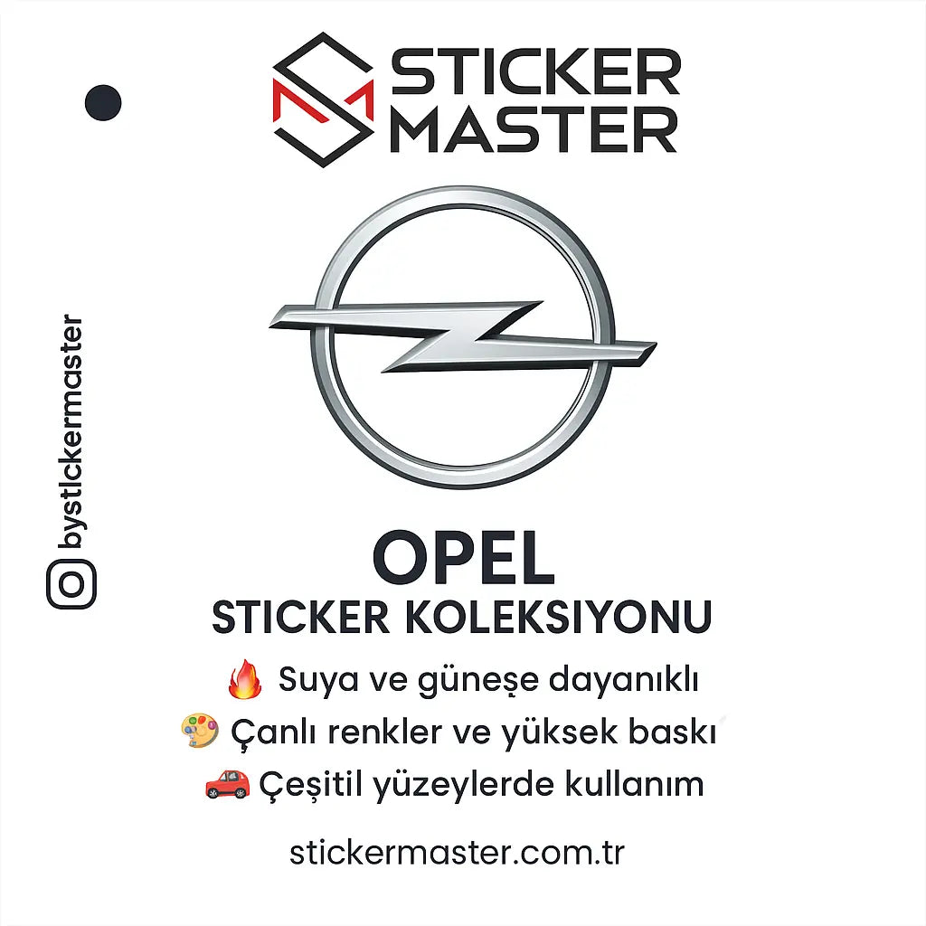 Opel Sticker Modelleri - OPC Sportif Tarz ve GSi Ruhu – Sticker Master