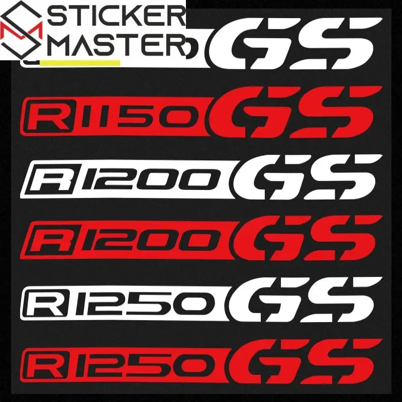 BMW GS Serisi Sticker R1200GS R1250GS Logo Seti - Sticker Master