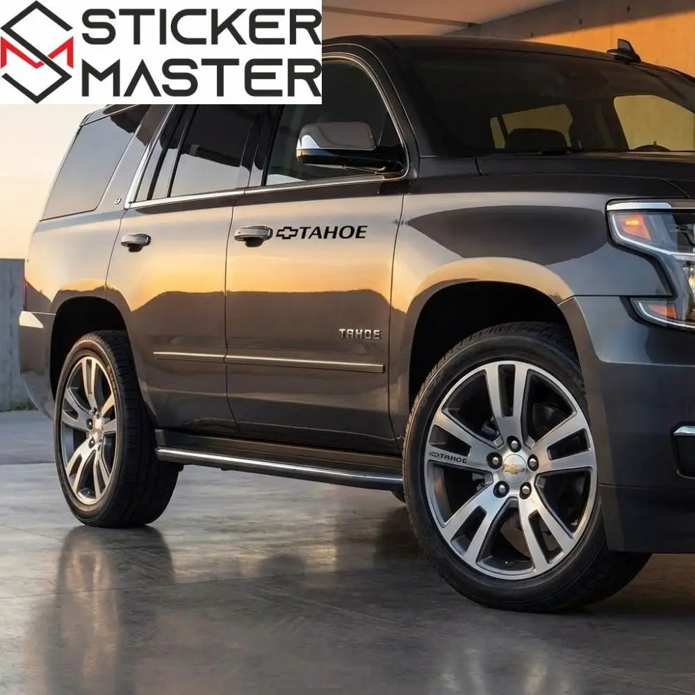 Chevrolet Tahoe Sticker Door Handle and Wheel Decal Set - Sticker Master