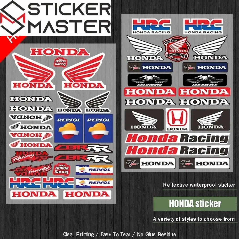Honda Sticker Set | CBR Repsol HRC Motorcycle Sticker Kit - Sticker Master