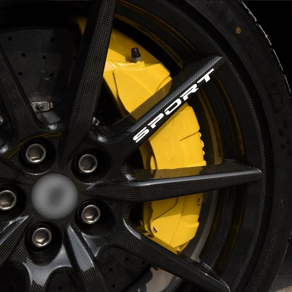 Sport Sticker Seti - 8 Adet Jant ve Kaporta Decal Çıkartma – Sticker Master