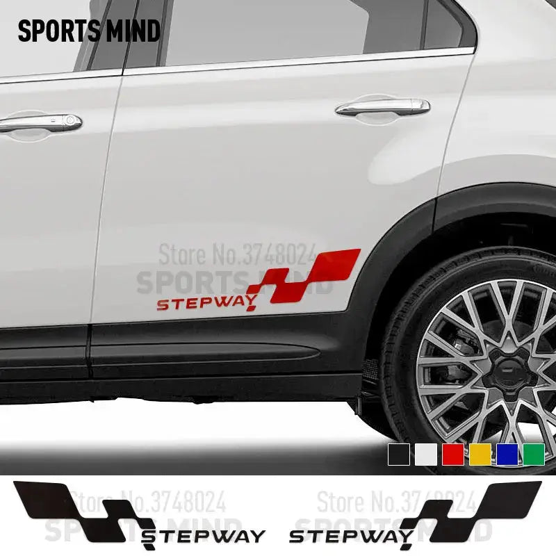 Stepway Sticker Seti Yan Kapı ve Kaput Yazısı - Sticker Master