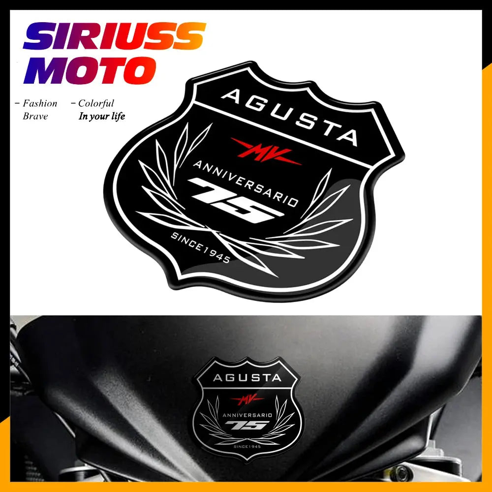 MV Agusta 75. Yıl Sticker: Premium Amblem-Sticker Master