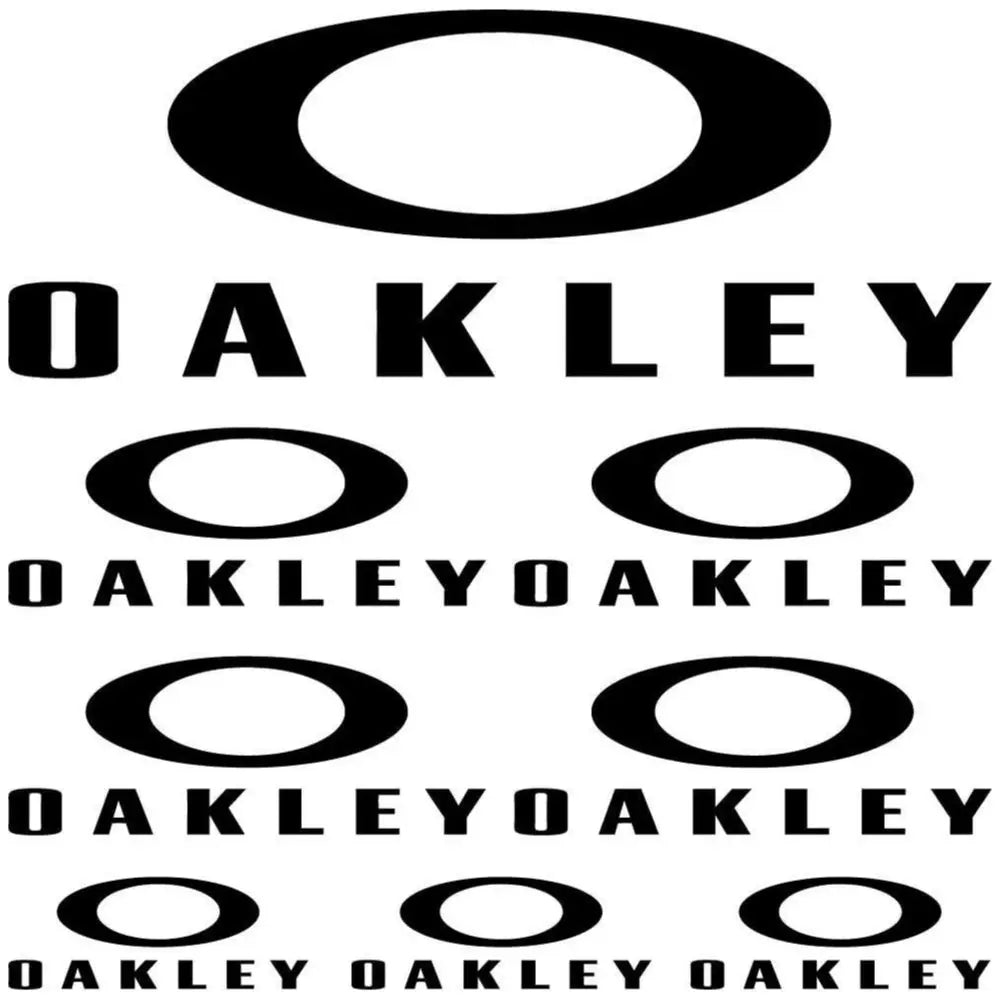 Oakley Sticker Seti Performans Spor Kask Araba - Sticker Master
