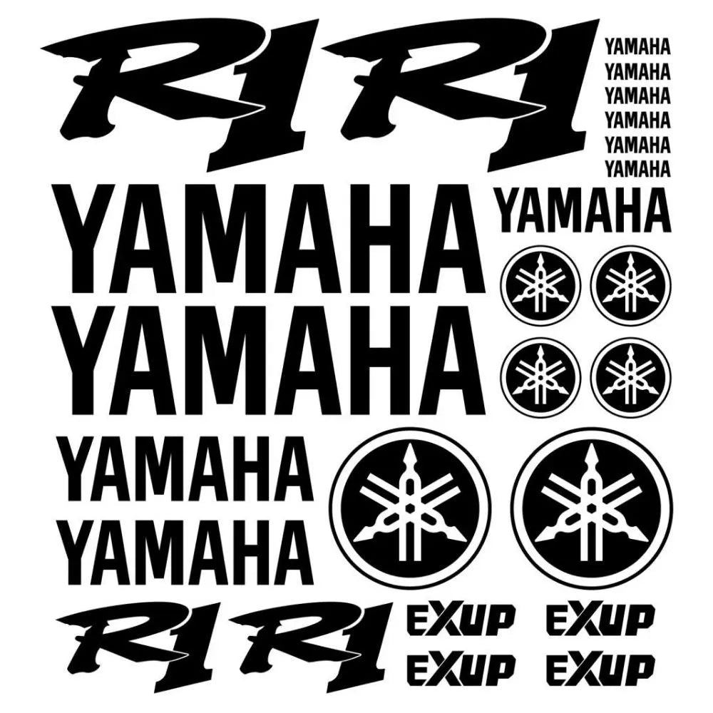 Yamaha R1 Sticker Seti, Komple Grenaj ve Depo Etiketi - Sticker Master