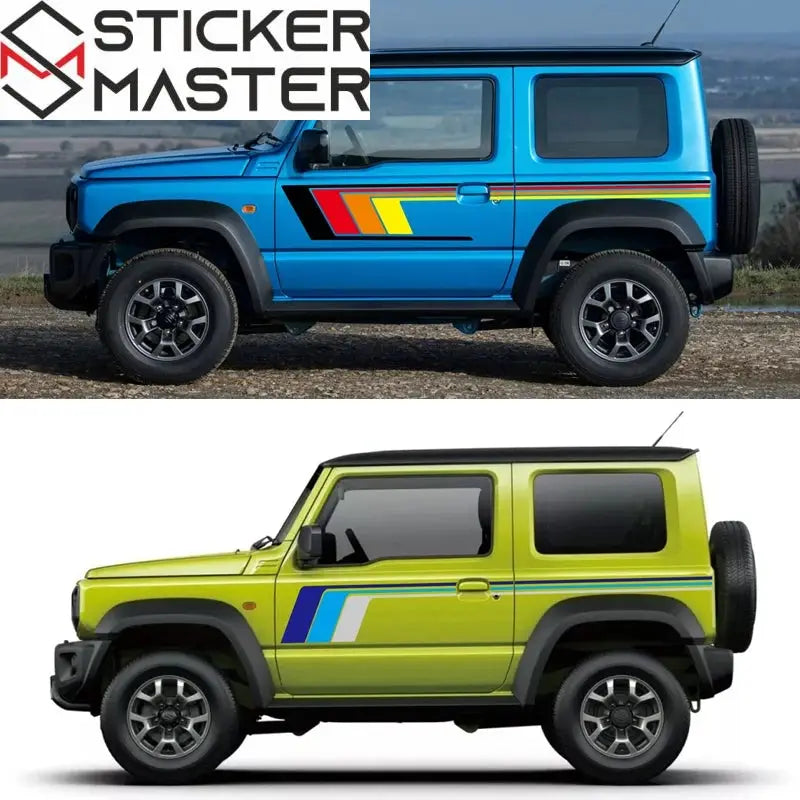 Suzuki Jimny Sticker - Retro Sport Yan Şerit Takımı – Sticker Master